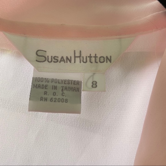 Susan Hutton | Tops | Vintage Susan Hutton Soft Pink Size 8 Blouse ...